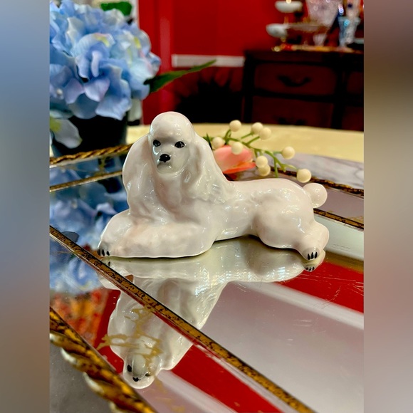 Lomonosov Porcelain Poodle | Accents | Lomonosov Russian White King ...